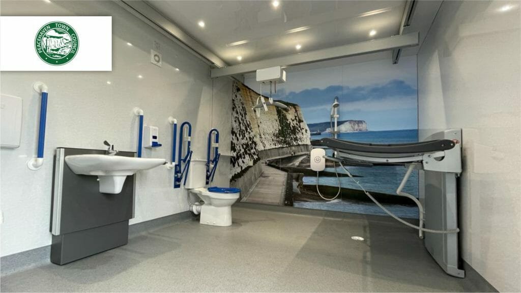 Modular Changing Places Toilet at the Gateway Café, Peacehaven